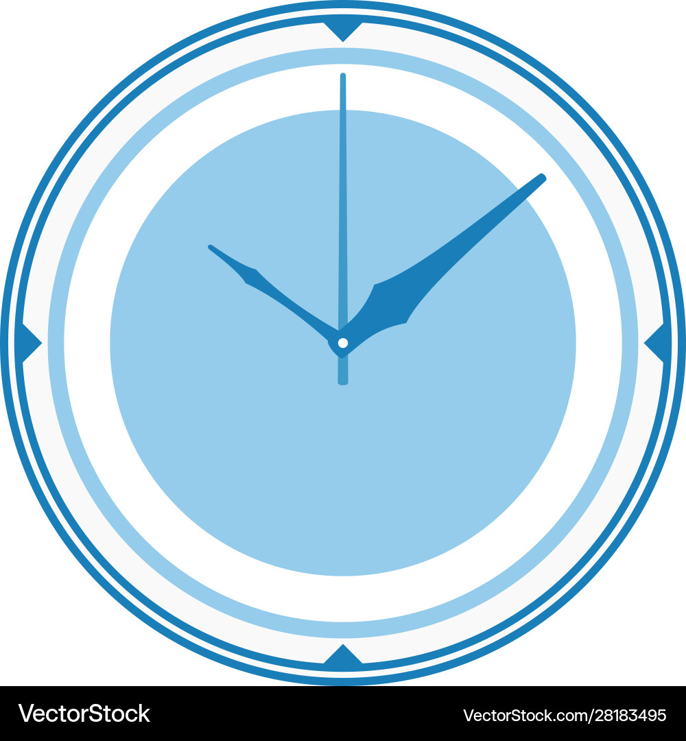 Clock time Royalty Free Vector Image - VectorStock