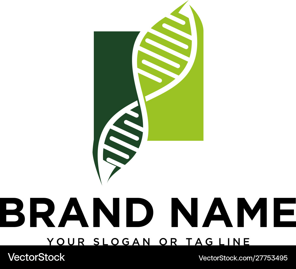 Dna logo design template that is good Royalty Free Vector