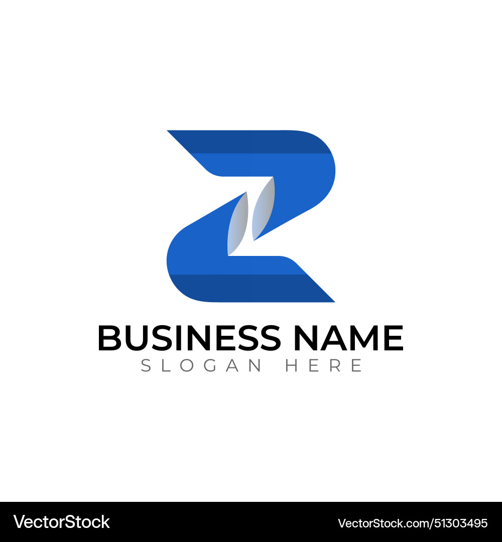 Z letter logo Royalty Free Vector Image - VectorStock