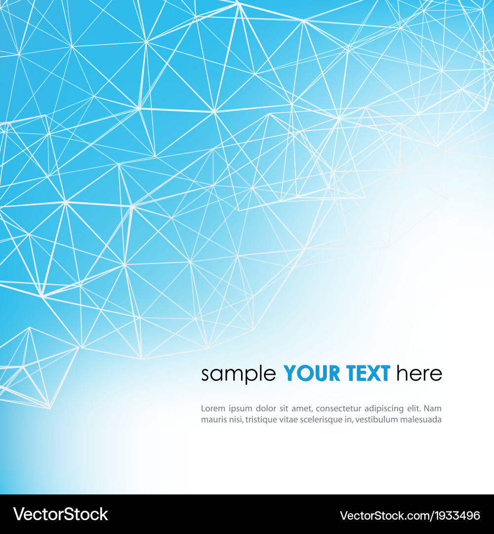 Abstract technology background in blue color Vector Image