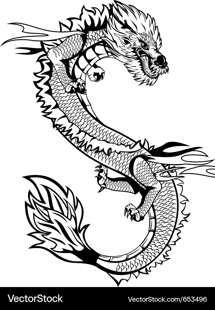Dagon china Royalty Free Vector Image - VectorStock