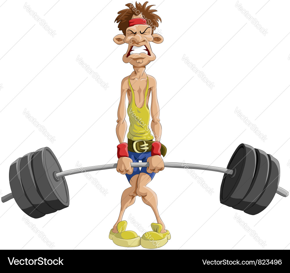 Heavy weight Royalty Free Vector Image - VectorStock