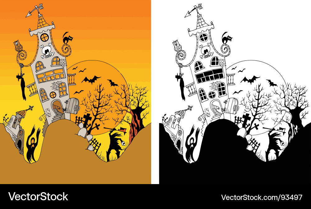 Halloween horror Royalty Free Vector Image - VectorStock