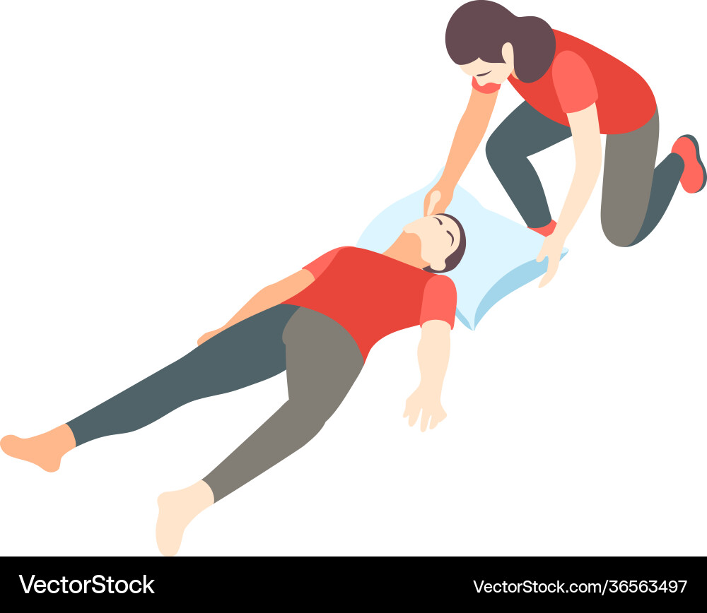 Isometric first aid composition Royalty Free Vector Image