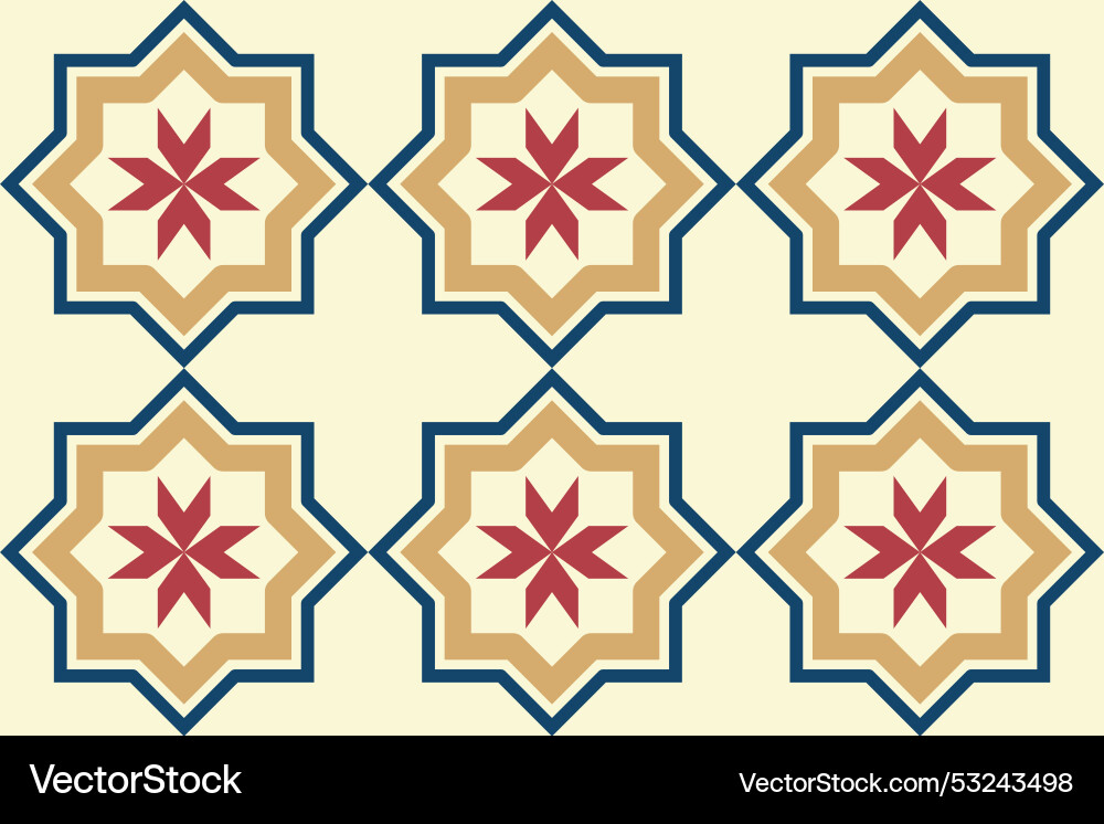 Bright geometric seamless pattern mosaic color Vector Image