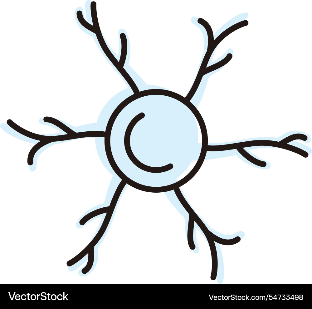 Human neuron icon Royalty Free Vector Image - VectorStock