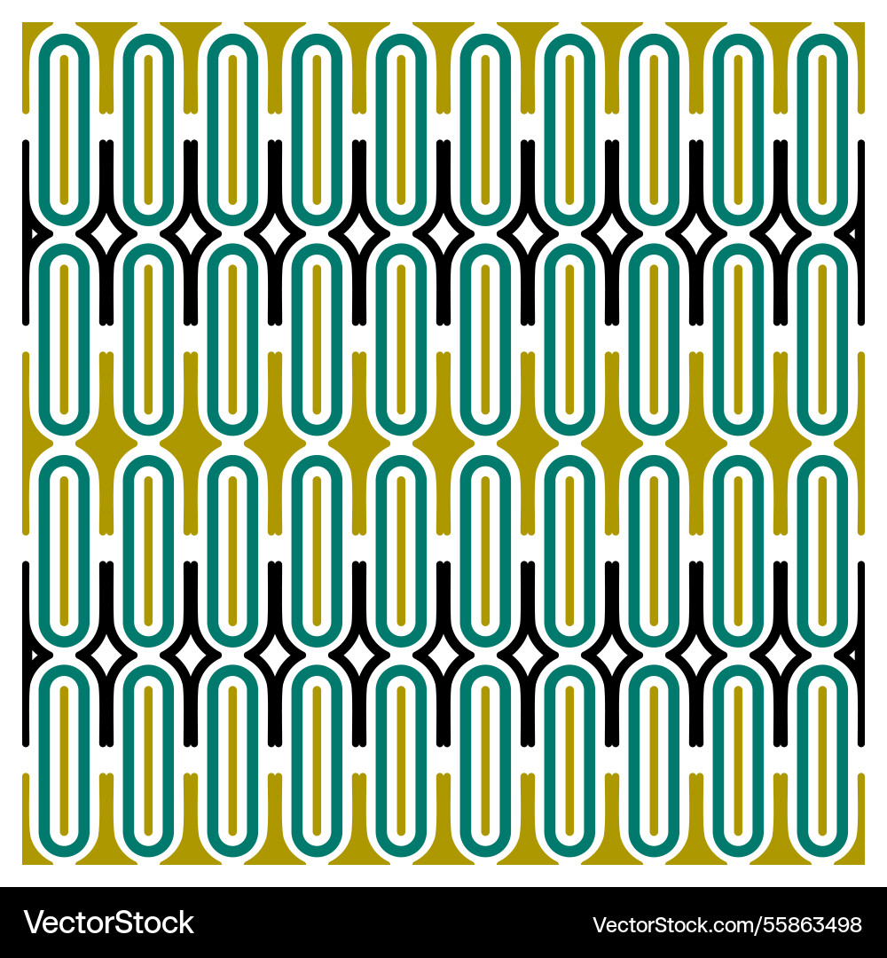 Retro style geometric print design Royalty Free Vector Image