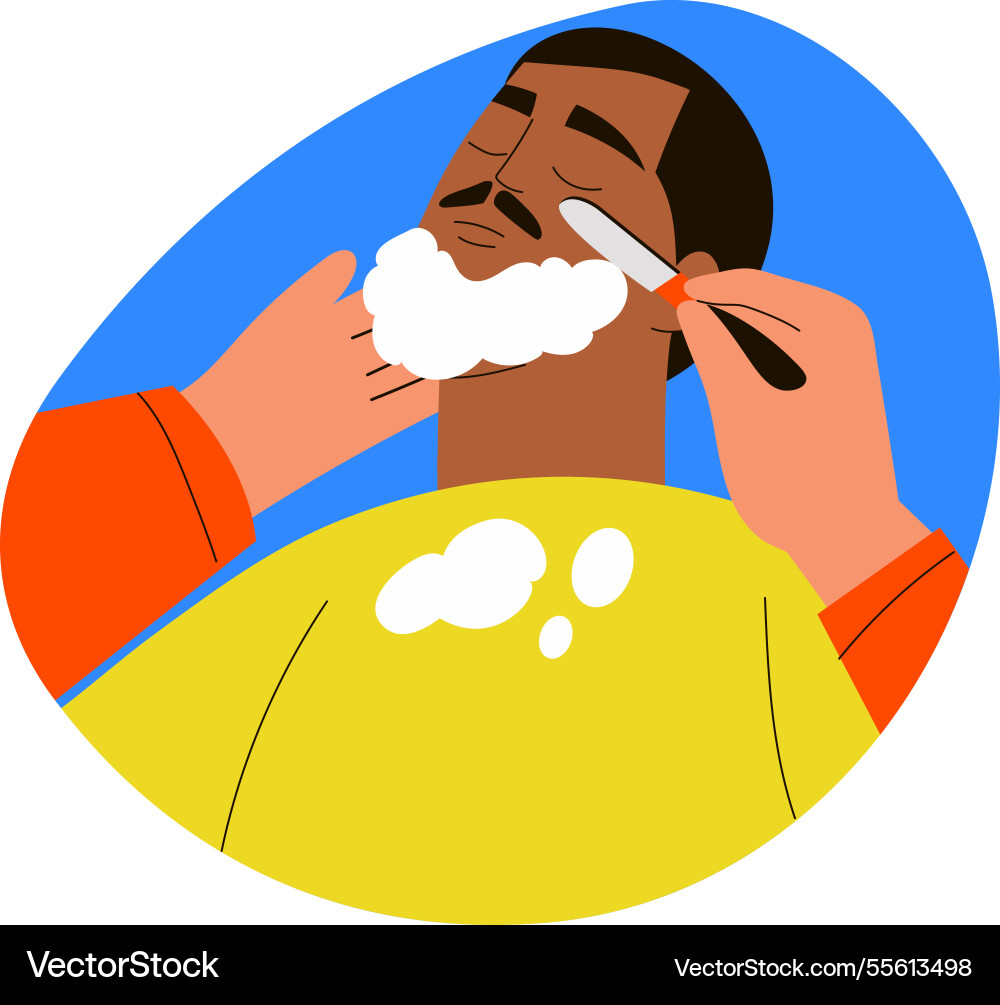 Shaving Royalty Free Vector Image - VectorStock