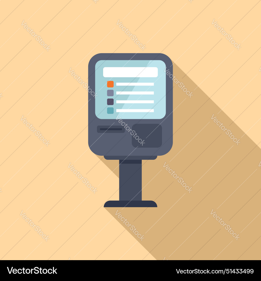 Modern flat design icon of microphone Royalty Free Vector