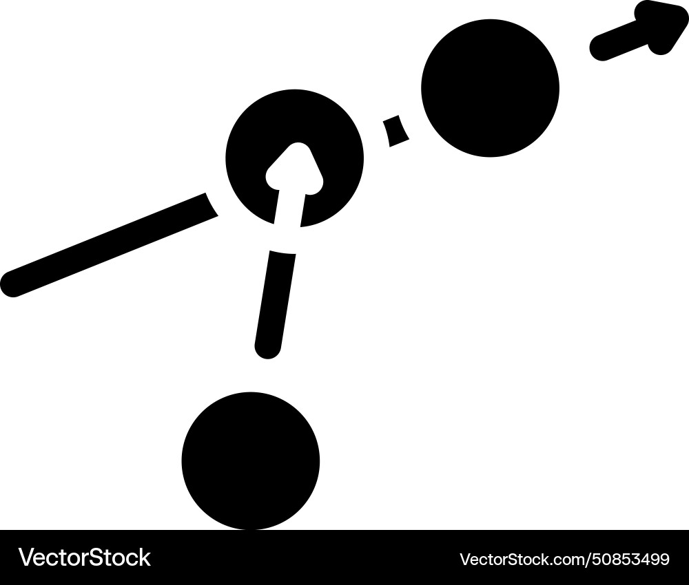 Rush croquet game glyph icon Royalty Free Vector Image