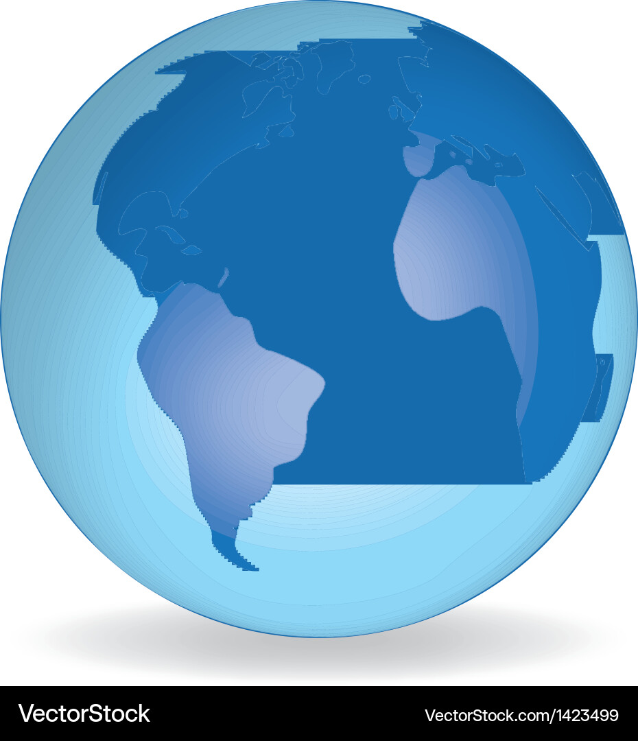 World Globe Royalty Free Vector Image - VectorStock