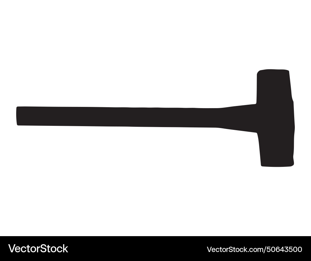 Blacksmith tool silhouette art Royalty Free Vector Image