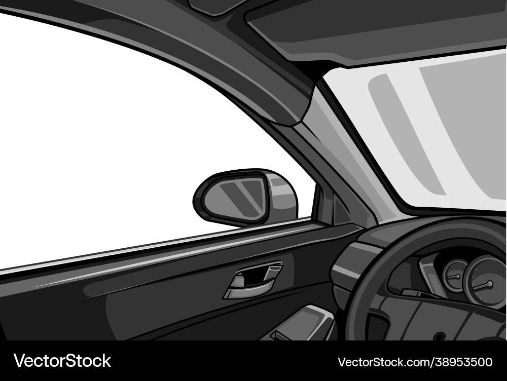 Car interior Royalty Free Vector Image - VectorStock