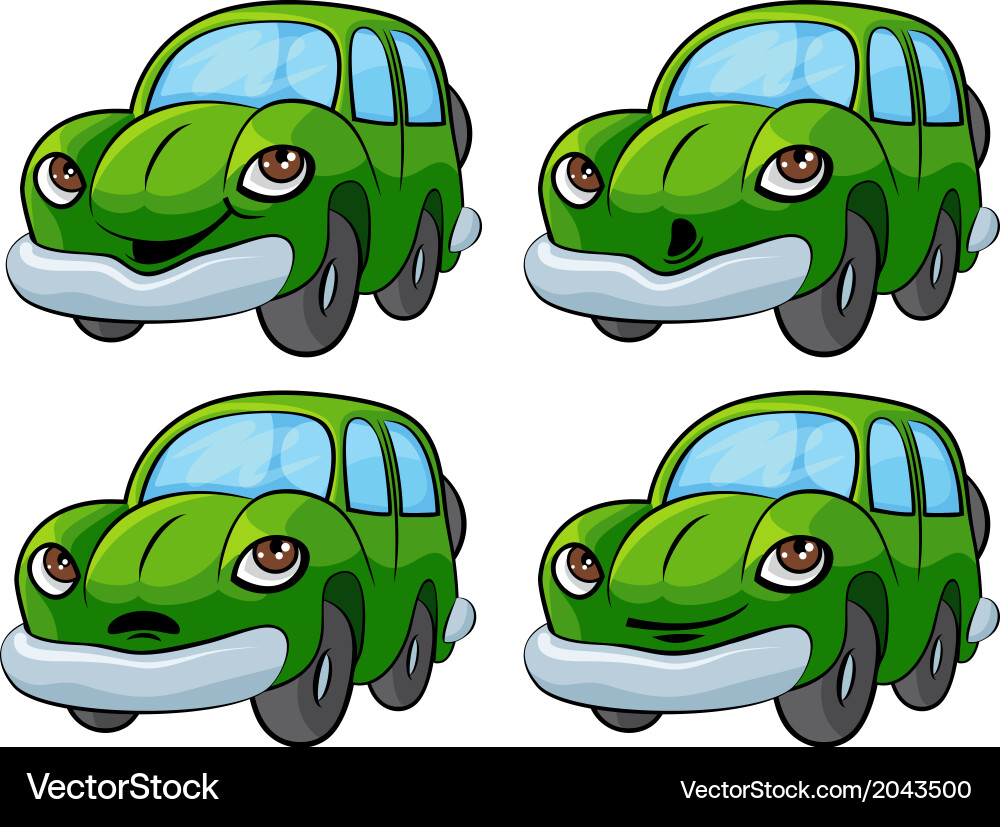 Cartoon car Royalty Free Vector Image - VectorStock
