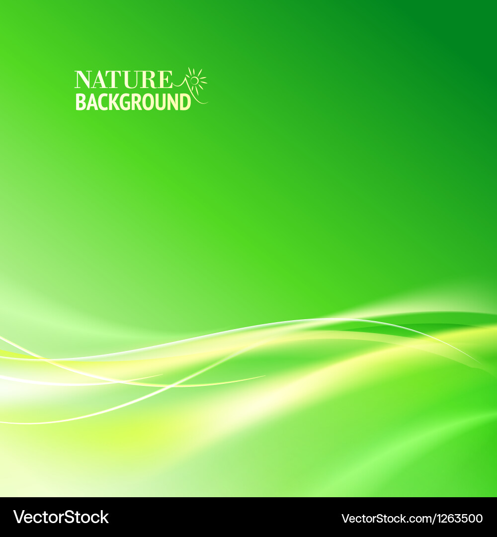 Green abstract background Royalty Free Vector Image