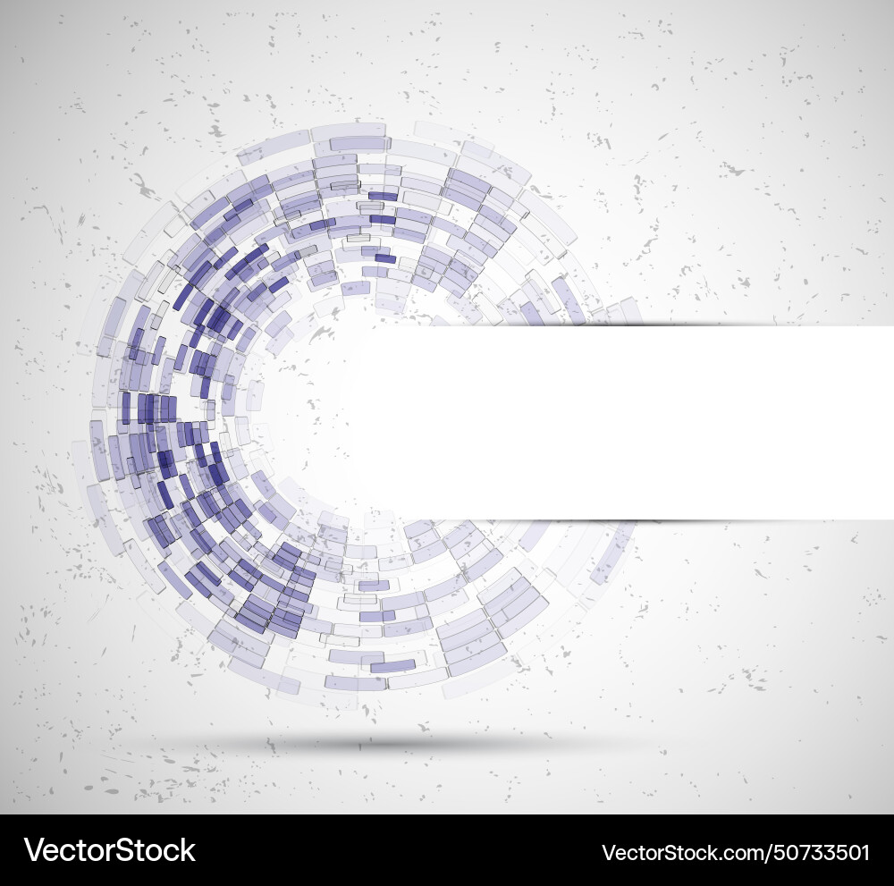 Abstract circle technology business background Vector Image