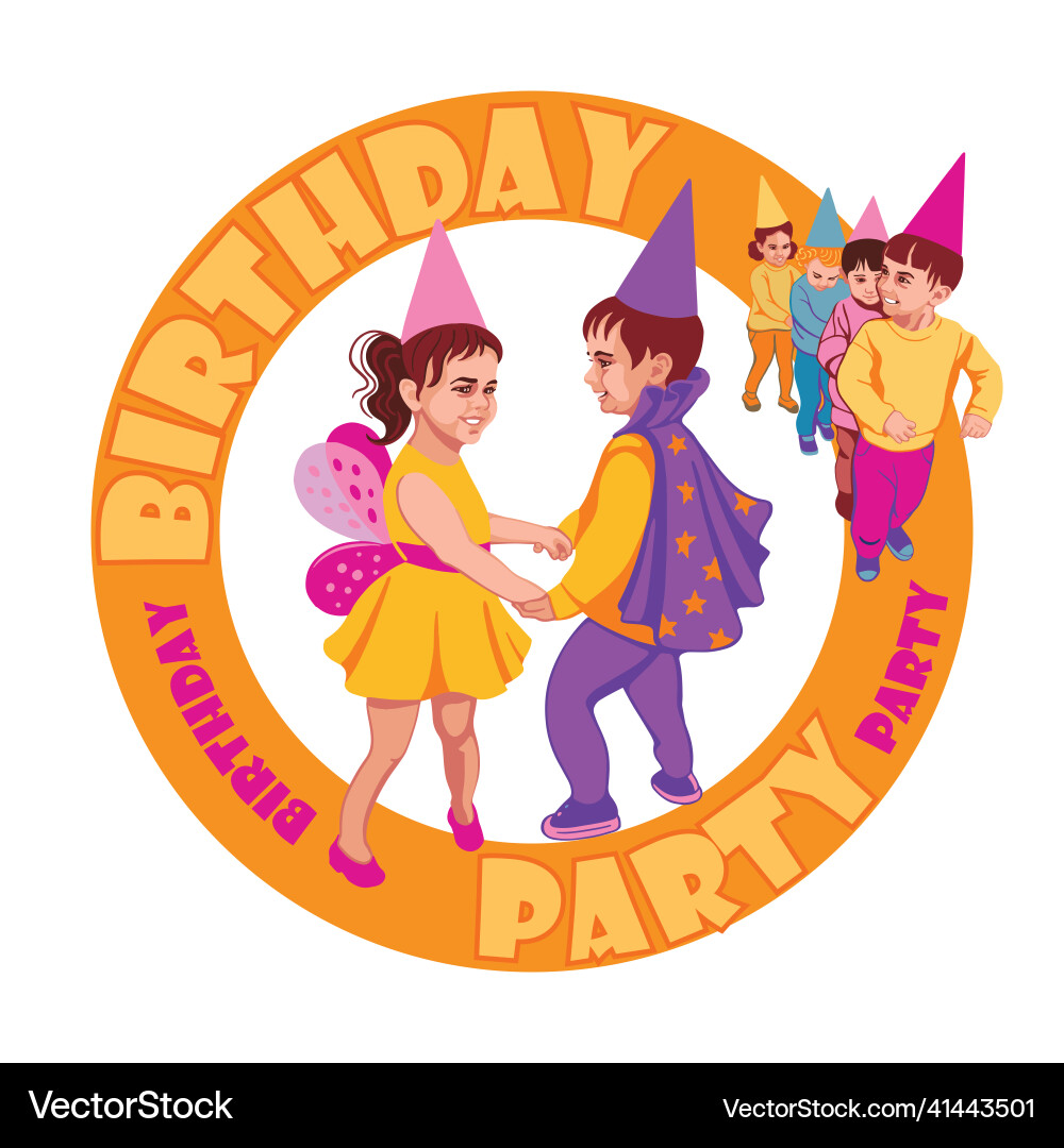 Birthday party Royalty Free Vector Image - VectorStock