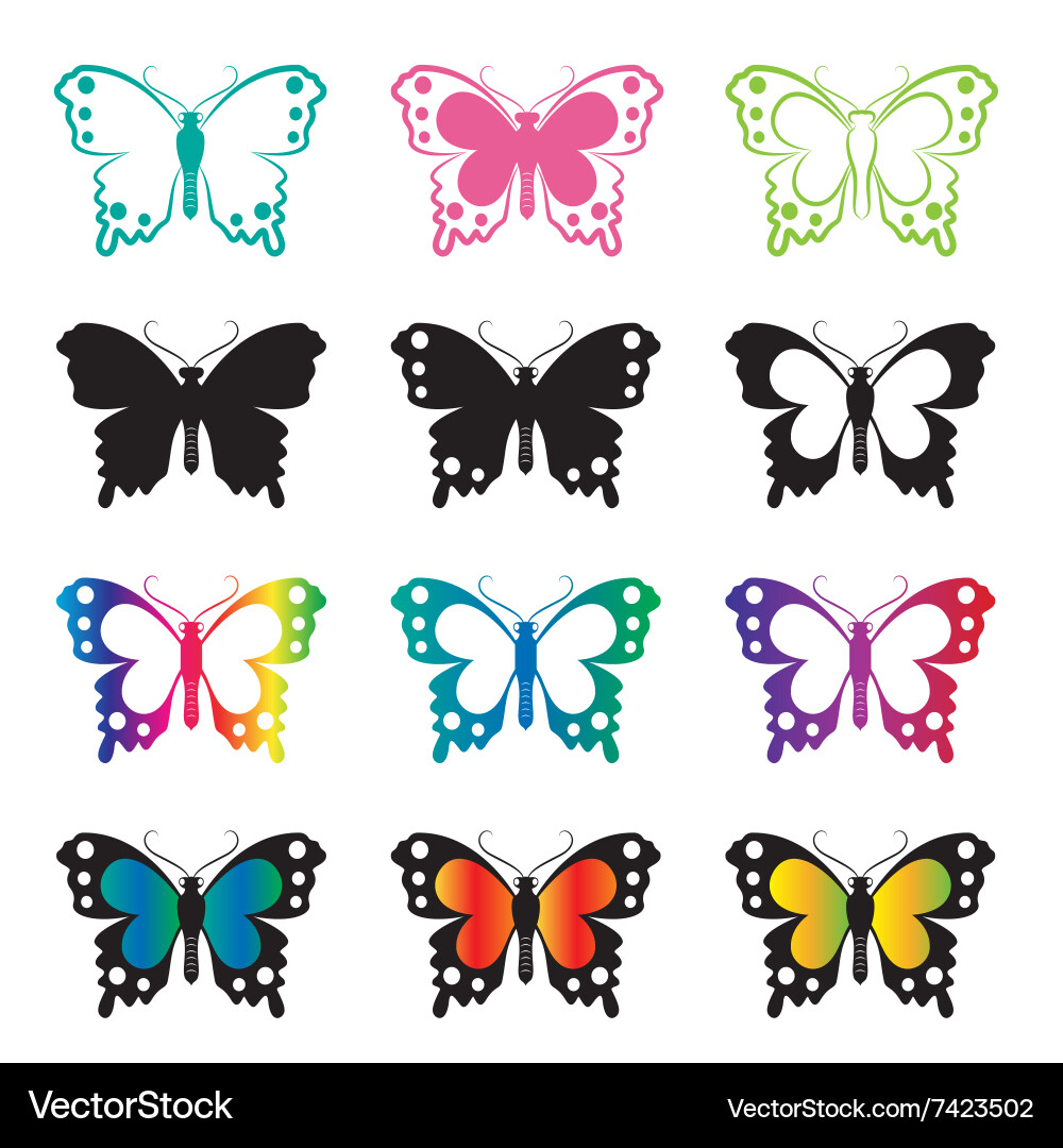 Butterfly Royalty Free Vector Image - VectorStock