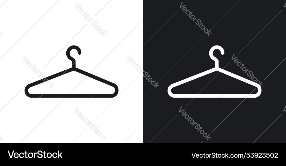 Clothes hanger icon Royalty Free Vector Image - VectorStock