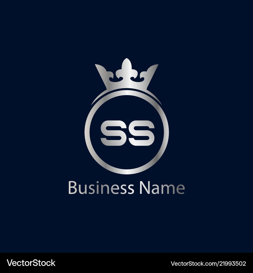 SS Monogram Logo Template Royalty Free Vector Image
