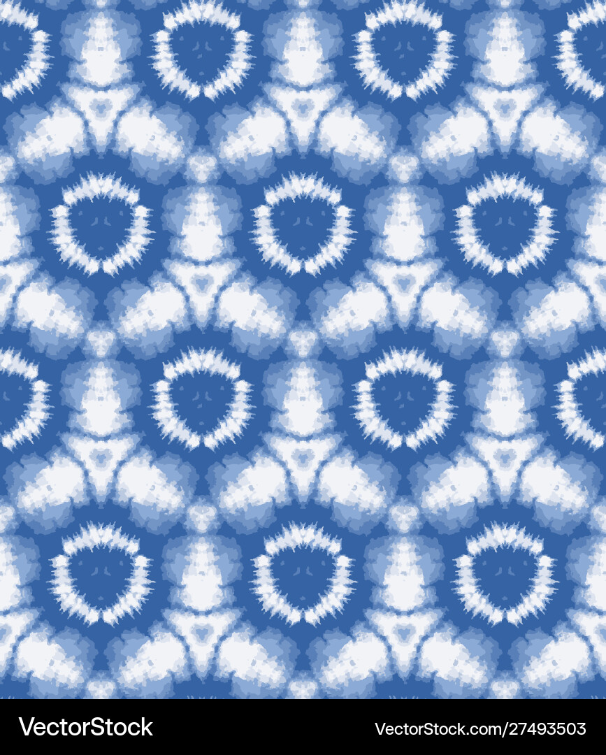 Blurry shibori sunburst tie dye background Vector Image