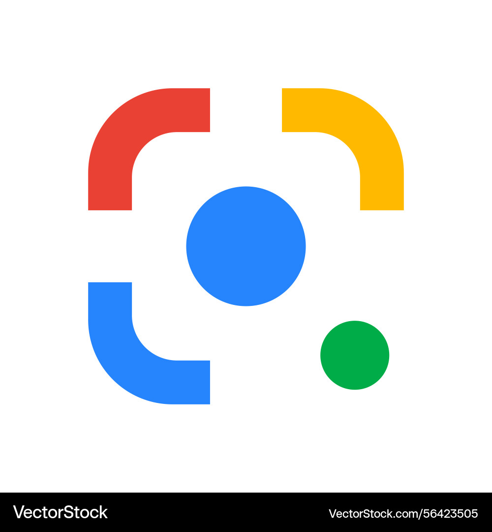 Google lens Royalty Free Vector Image - VectorStock