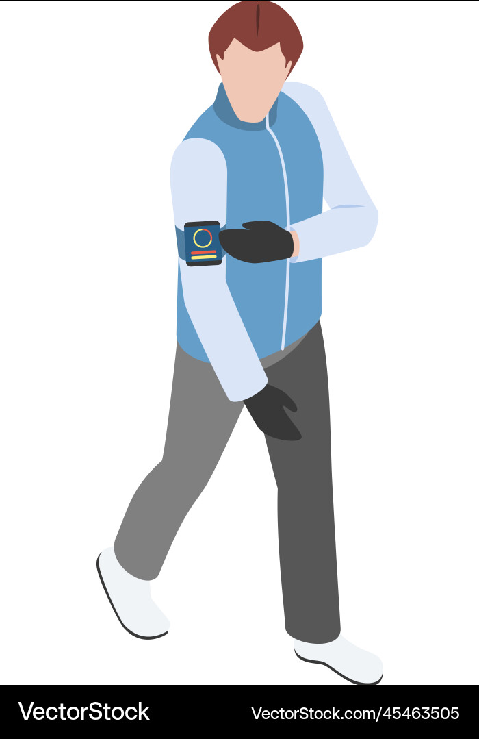 Wearable technology icon Royalty Free Vector Image