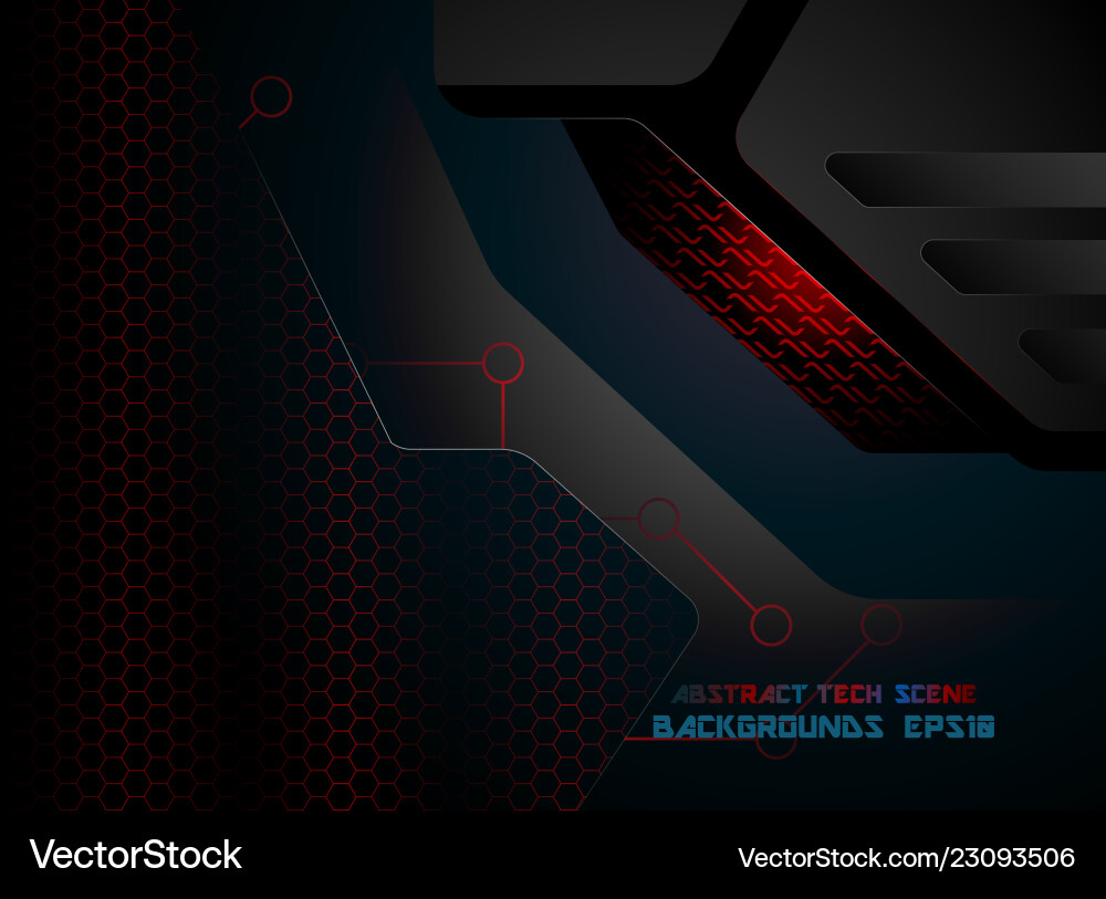 Futuristic Tech Background Royalty Free Vector Image