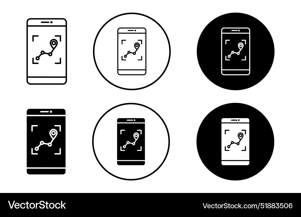 Location tracking icon Royalty Free Vector Image