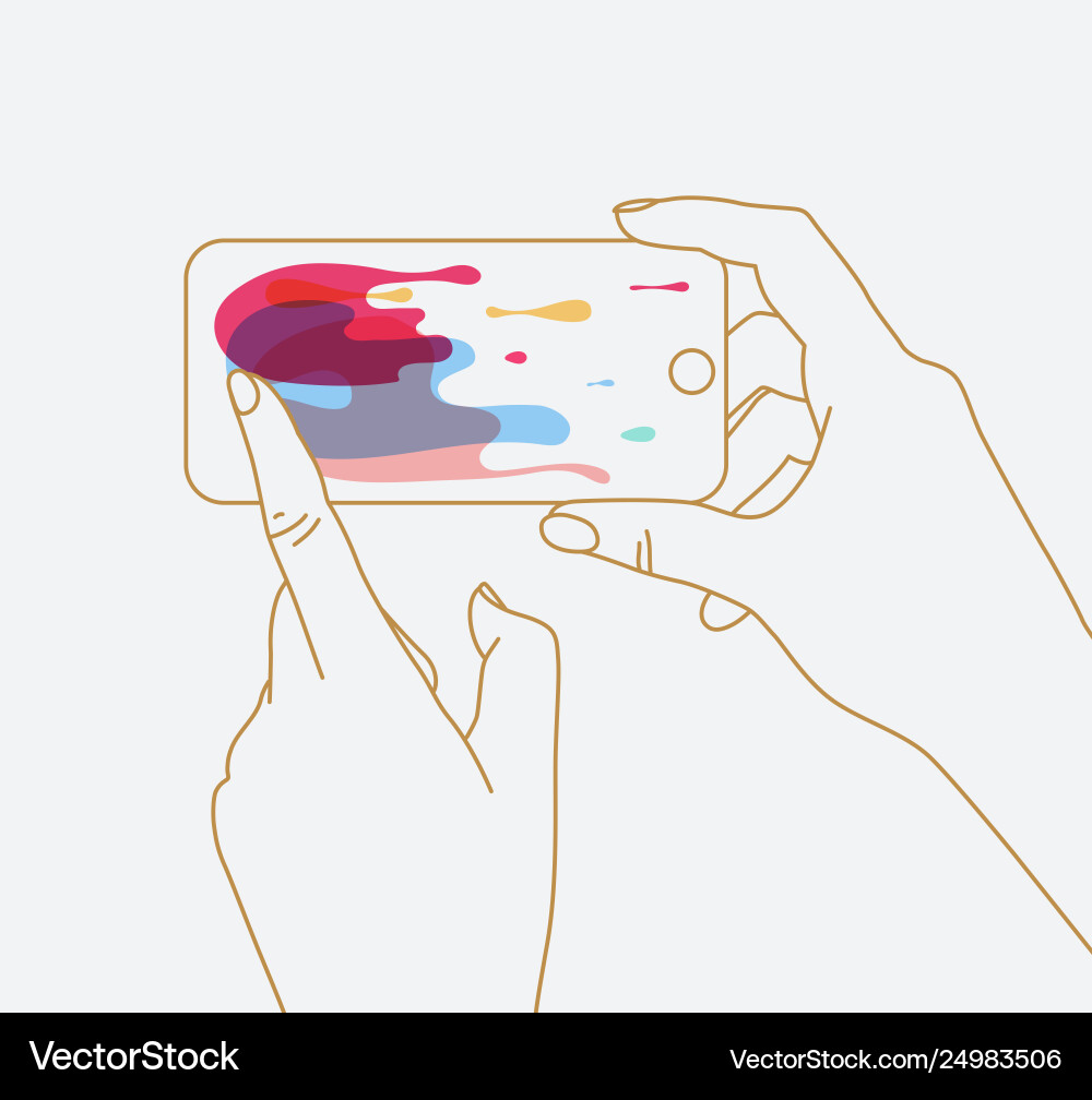 Mobile Internet Surfing Royalty Free Vector Image