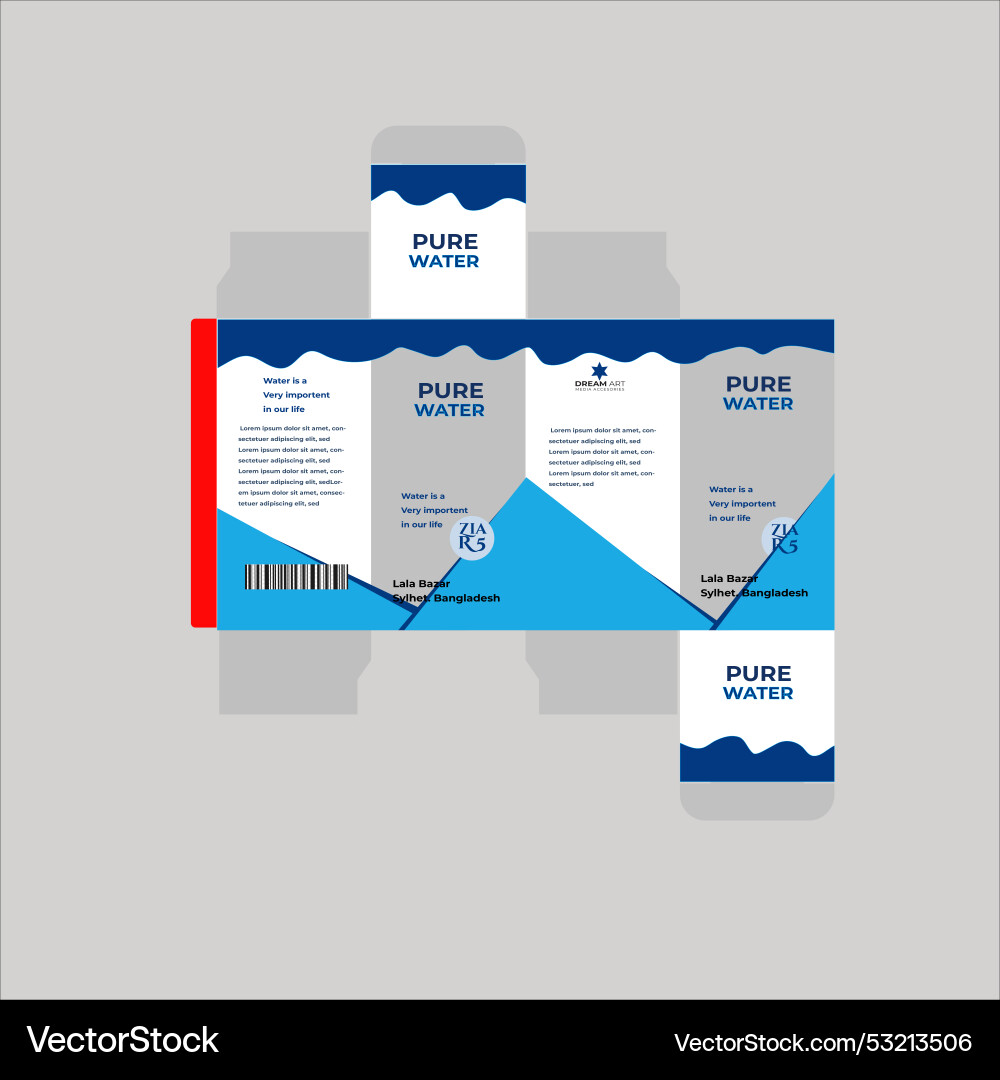 Web box design packaging template – Free Vector | VectorStock