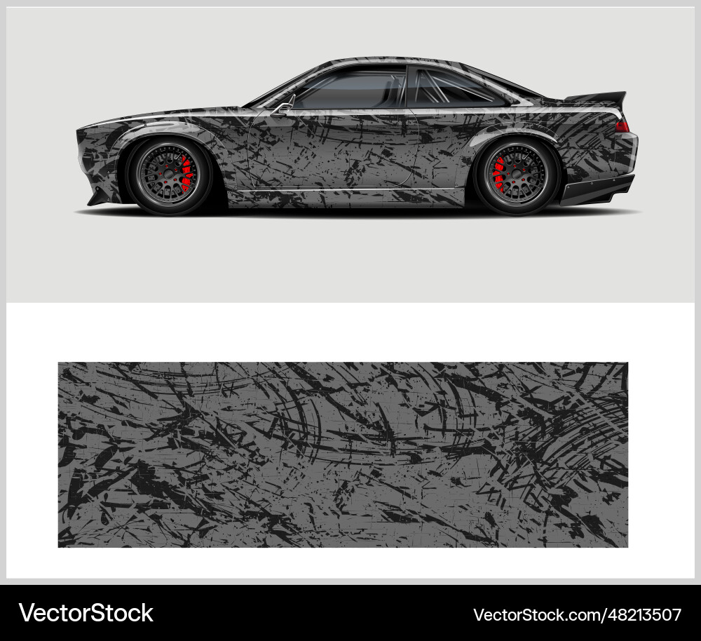 Abstract racing and sport for livery wrap Vector Image