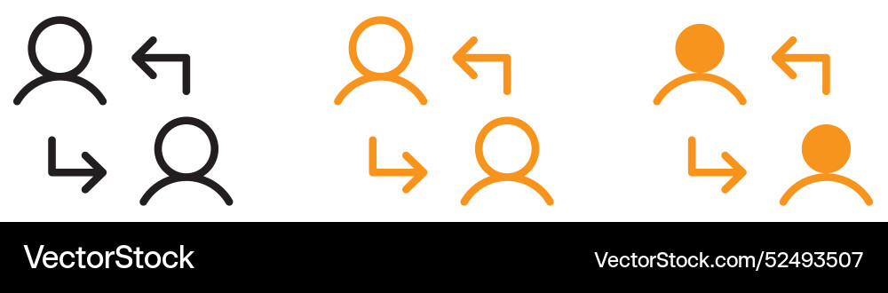 Coaching icon depicting personal development Vector Image