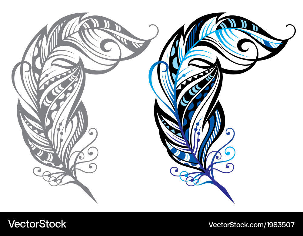 Feather Royalty Free Vector Image - VectorStock