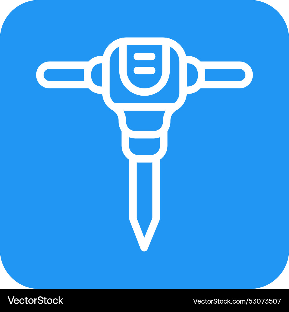 Jackhammer icon design Royalty Free Vector Image
