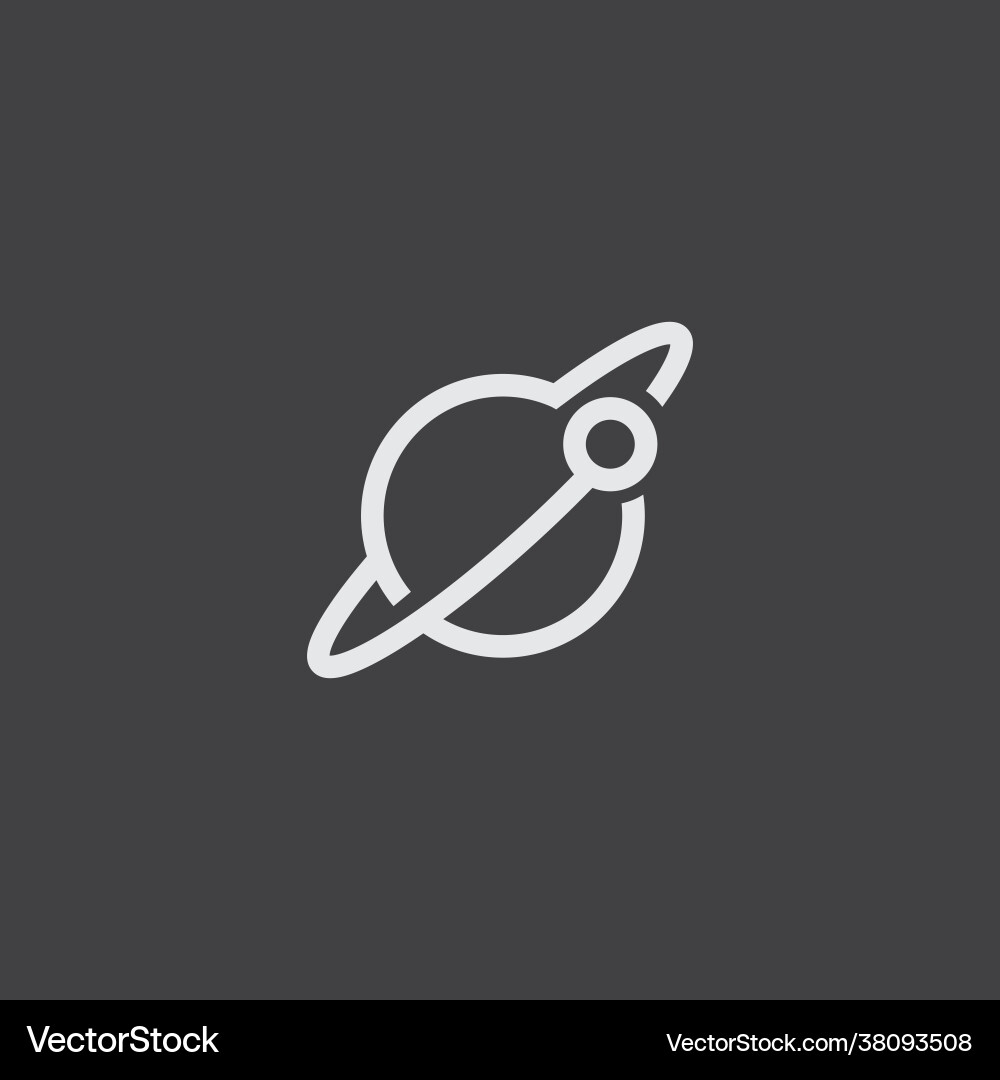 Orbit logo design Royalty Free Vector Image - VectorStock