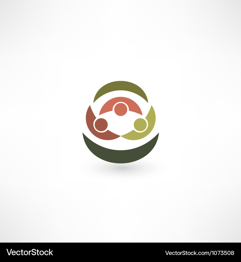 Team symbol Royalty Free Vector Image - VectorStock