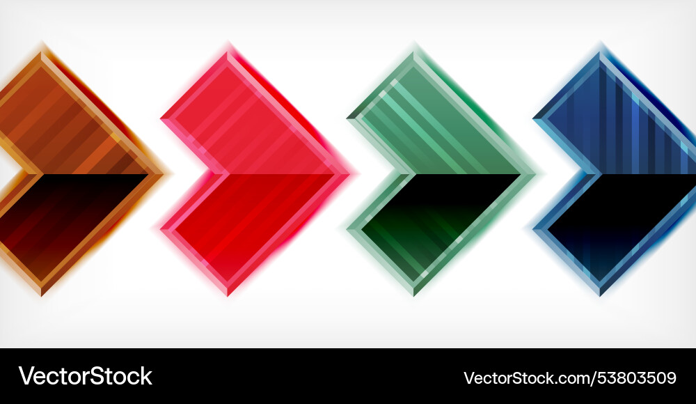 Arrow geometric abstract background Royalty Free Vector