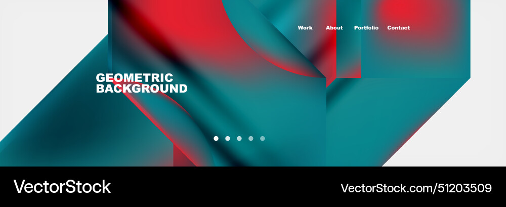 Colorful geometric pattern with red and blue lines