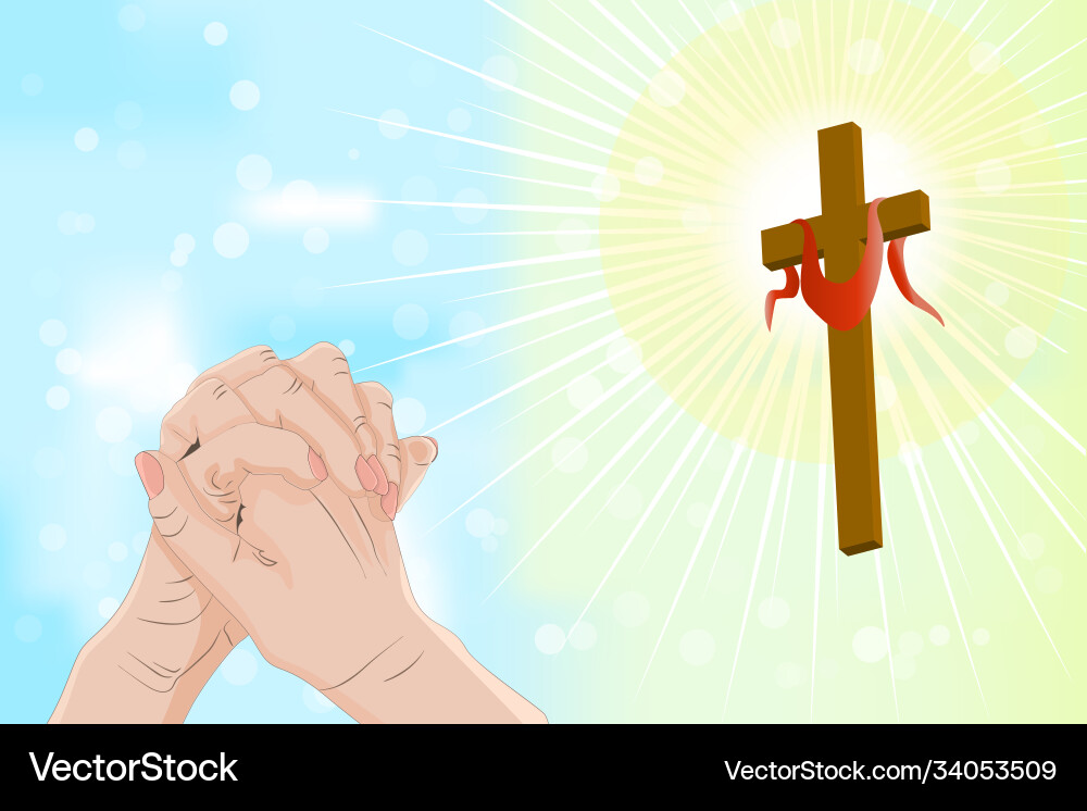 Good friday and easter day Royalty Free Vector Image