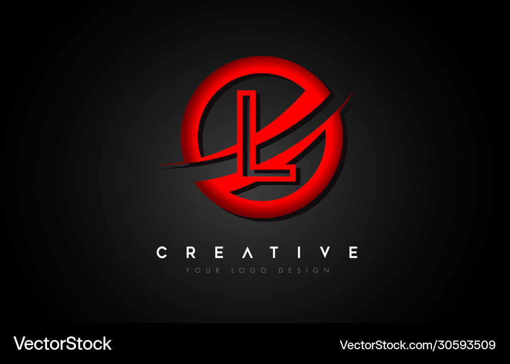Red Cursive L Logo Red L Letter Vector Images (over 1,500)