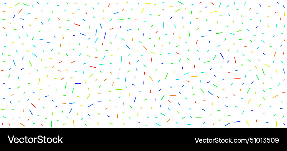 Seamless pattern with colorful sprinkles glaze Vector Image