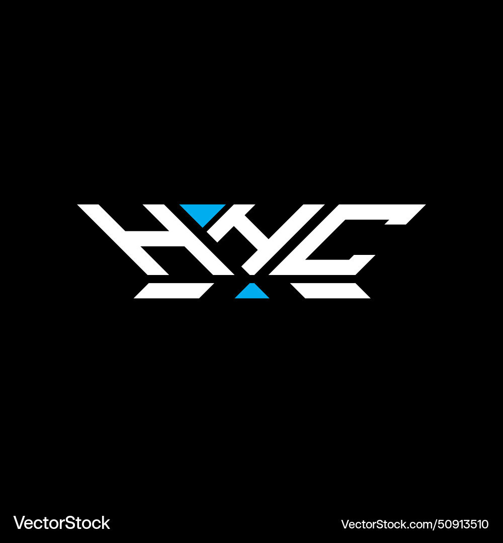 Hhc letter logo design simple and modern Vector Image