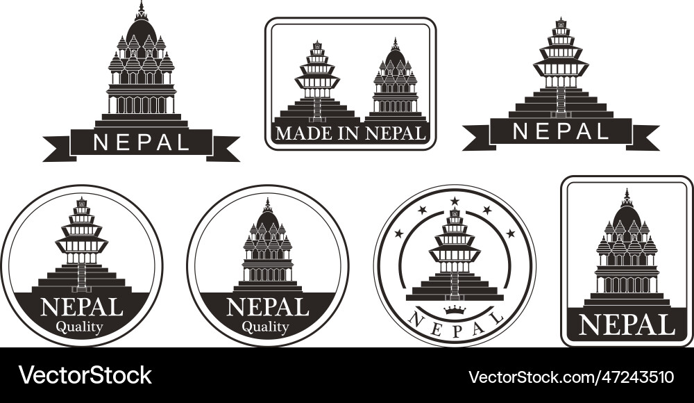 Nepal Royalty Free Vector Image - VectorStock