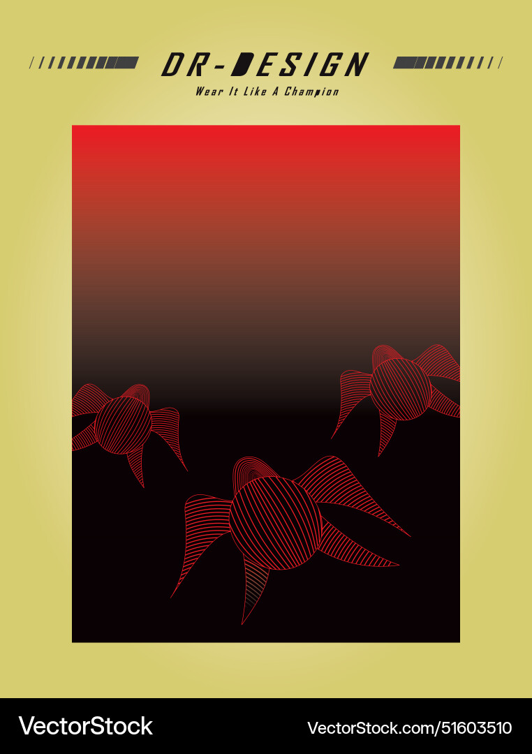 Sublimation T-Shirt Creative Print Royalty Free Vector Image