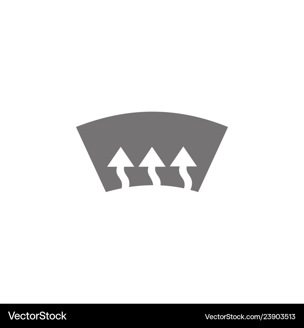 Car window heater icon Royalty Free Vector Image