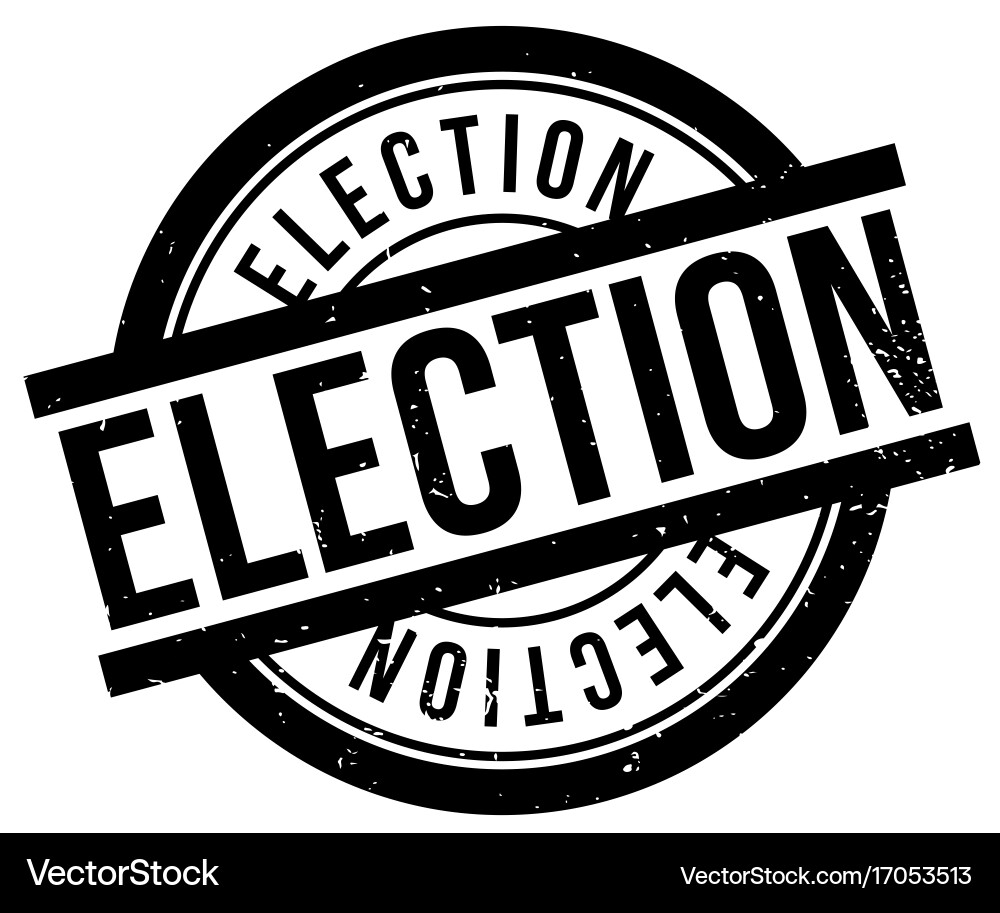 Election rubber stamp Royalty Free Vector Image