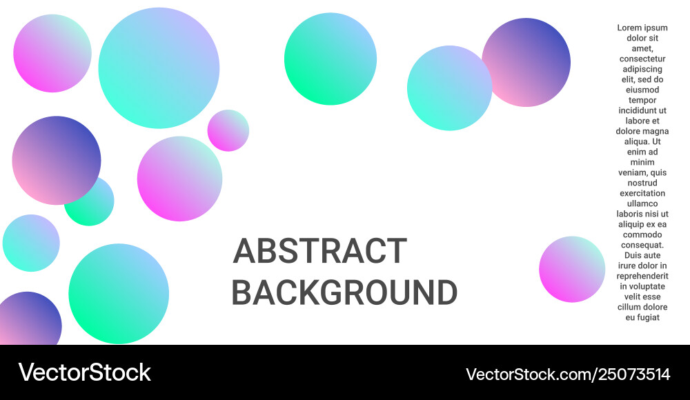 Gradients balls shapes Royalty Free Vector Image