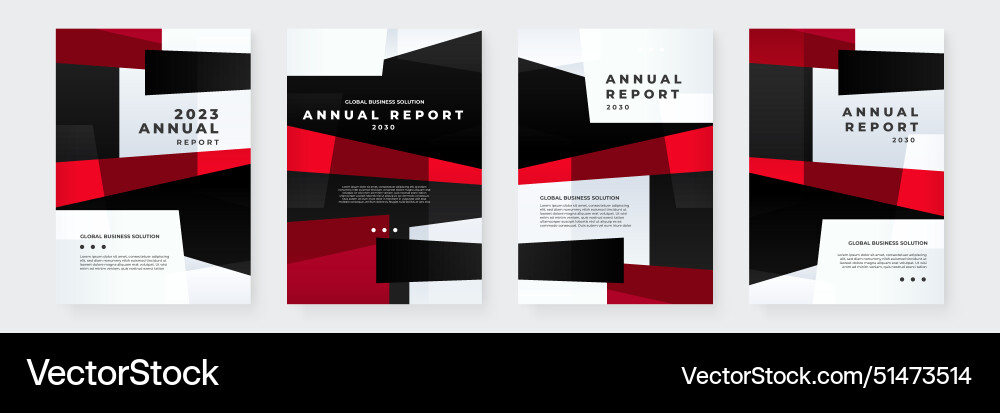 Red black and white clean minimalist gradient Vector Image