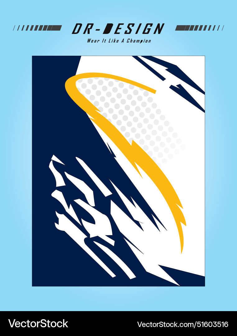 Sublimation creative t-shirt design Royalty Free Vector